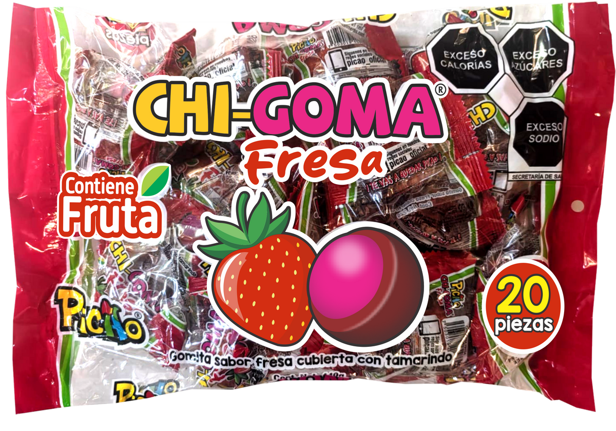 Chi-Goma Fresa 20 Pzas. – Picao Alimentos