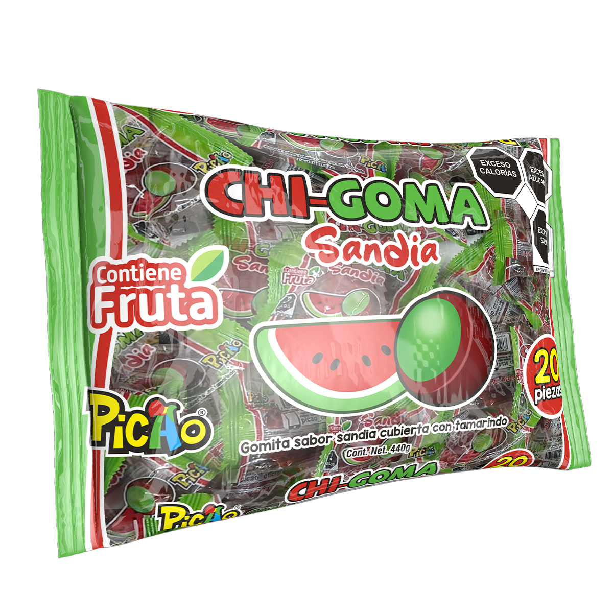 Chi-Goma Sandia 20 Pzas. – Picao Alimentos
